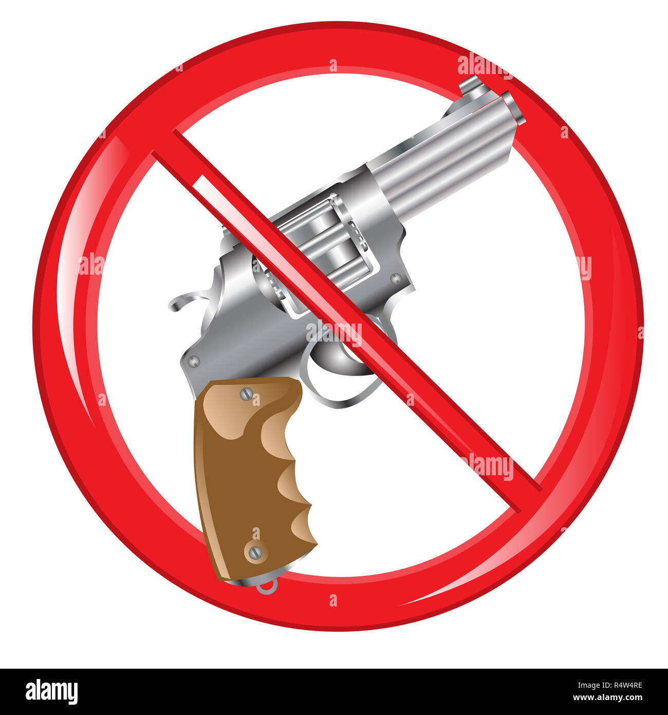 Stop sign gun Cut Out Stock Images & Pictures - Alamy