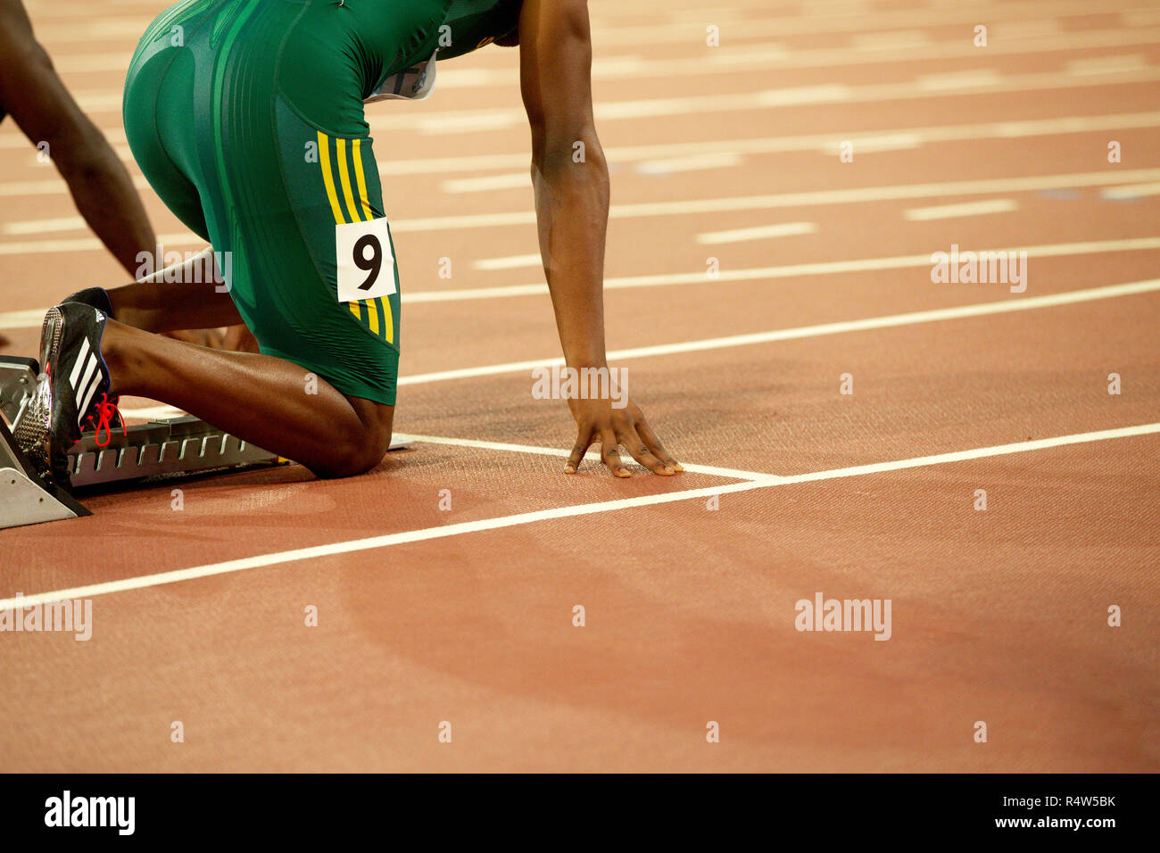 A track and field athletes in the competition Stock Photo - Alamy