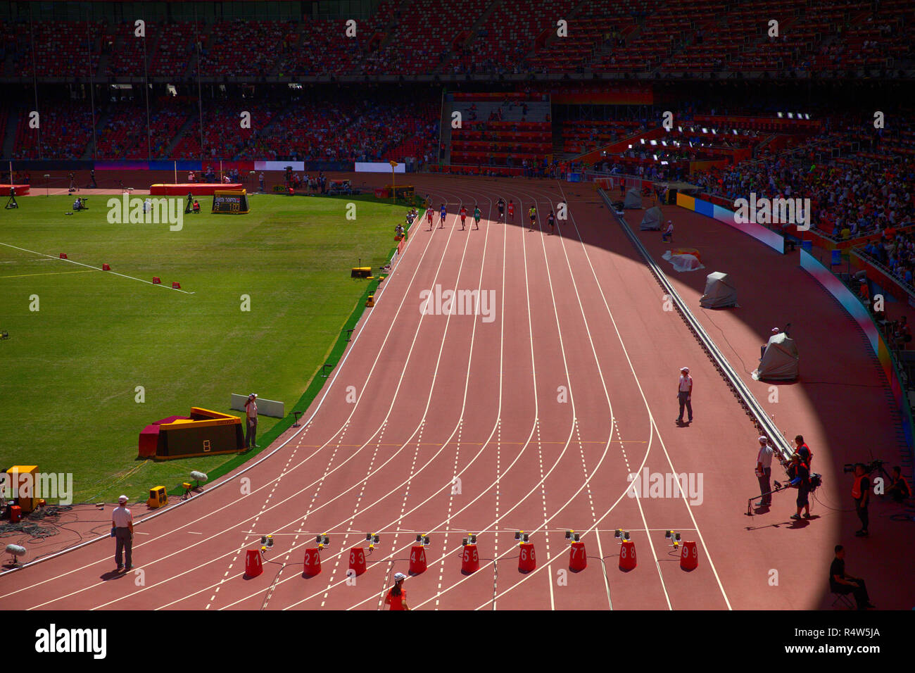A track and field athletes in the competition Stock Photo - Alamy