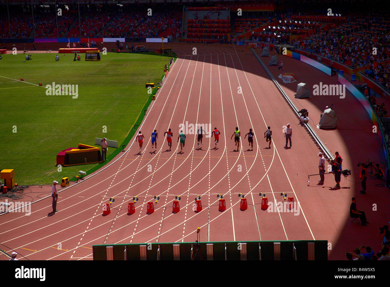 A track and field athletes in the competition Stock Photo - Alamy