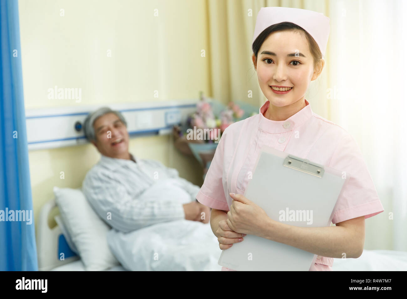 China hospital patient bed hi-res stock photography and images - Alamy