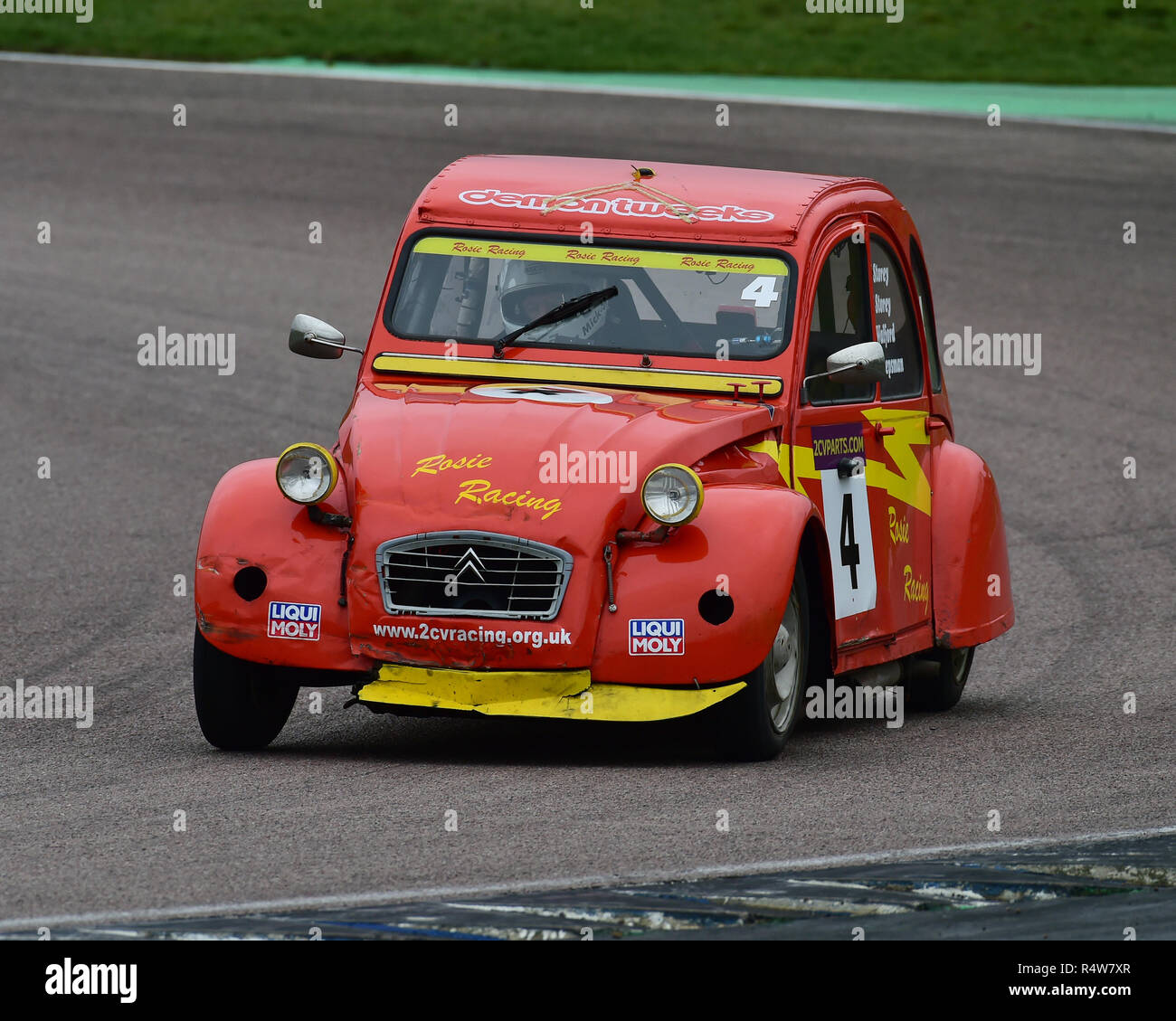 Michael Storey, Citroen 2CV, Saloons Race, Rockingham Super Send-Off ...