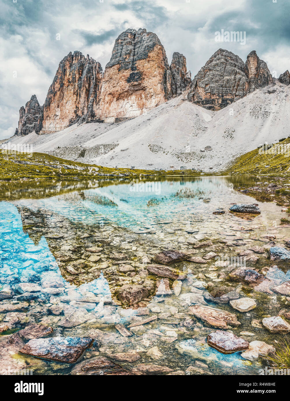 Lago di Landro Stock Photo - Alamy