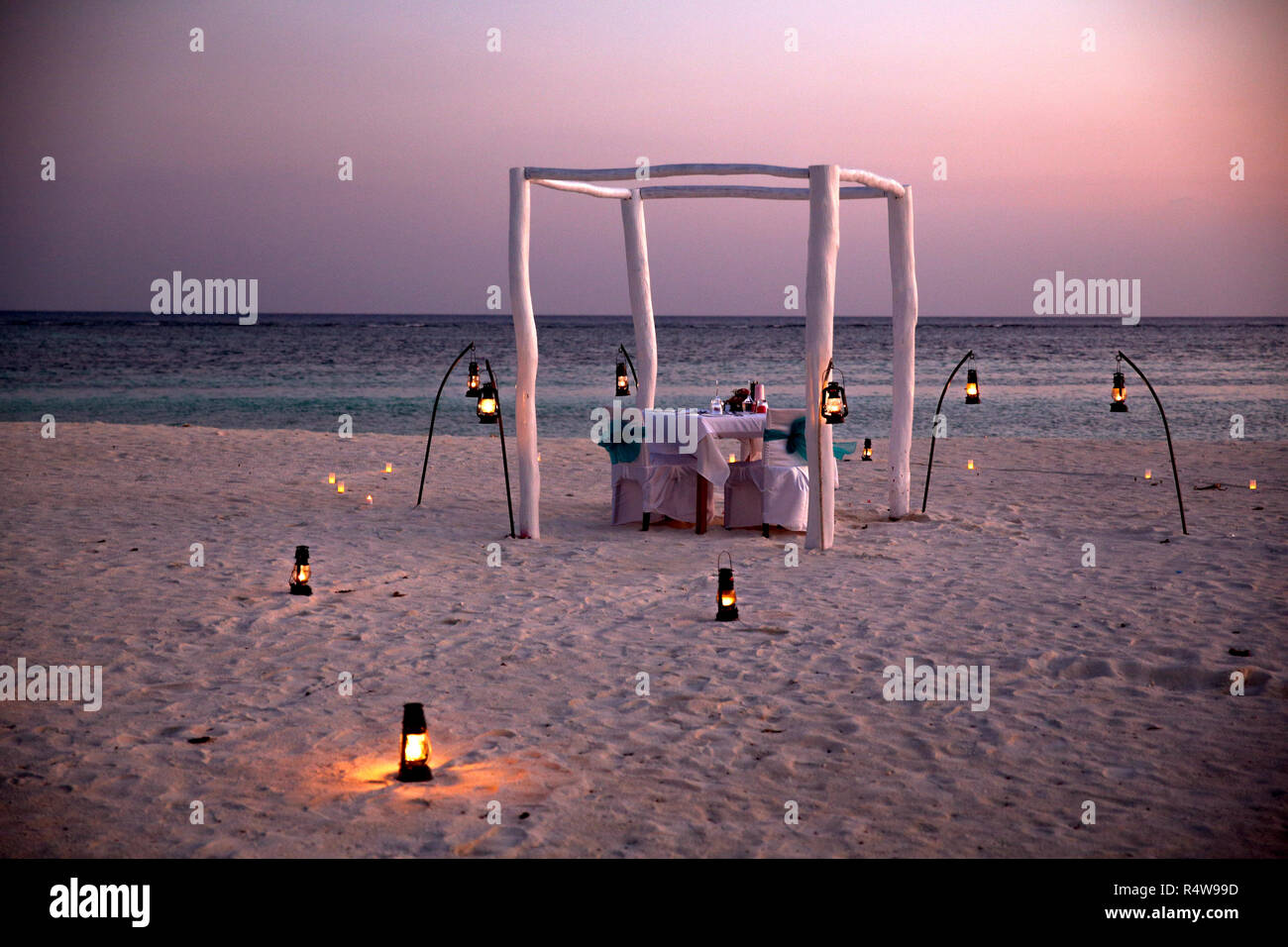 The maldives sea view Stock Photo - Alamy