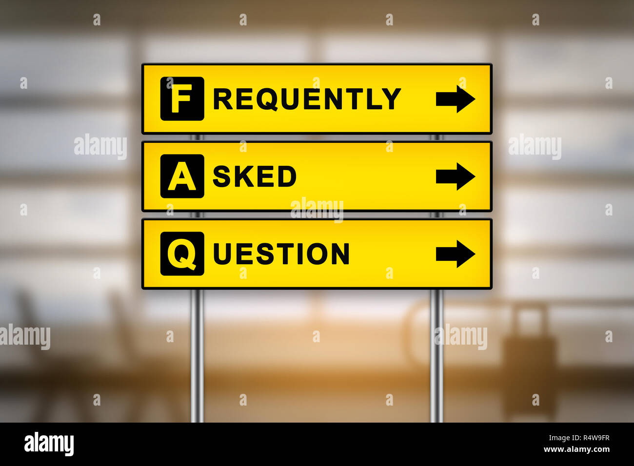 Online frequently asked questions hi-res stock photography and images ...