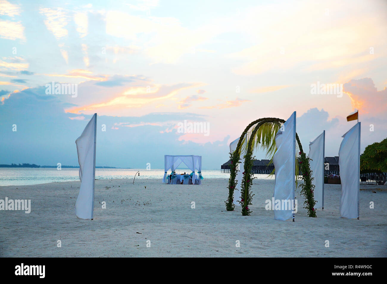 The maldives sea view Stock Photo - Alamy