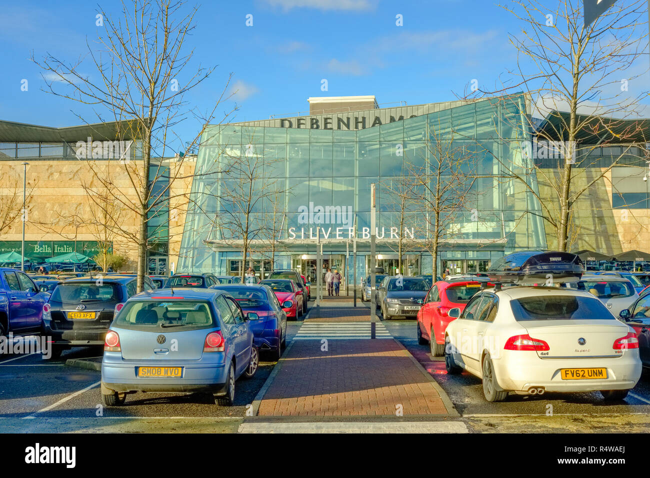 Silverburn, Glasgow, Scotland, UK - November 25, 2018: Silverburn ...