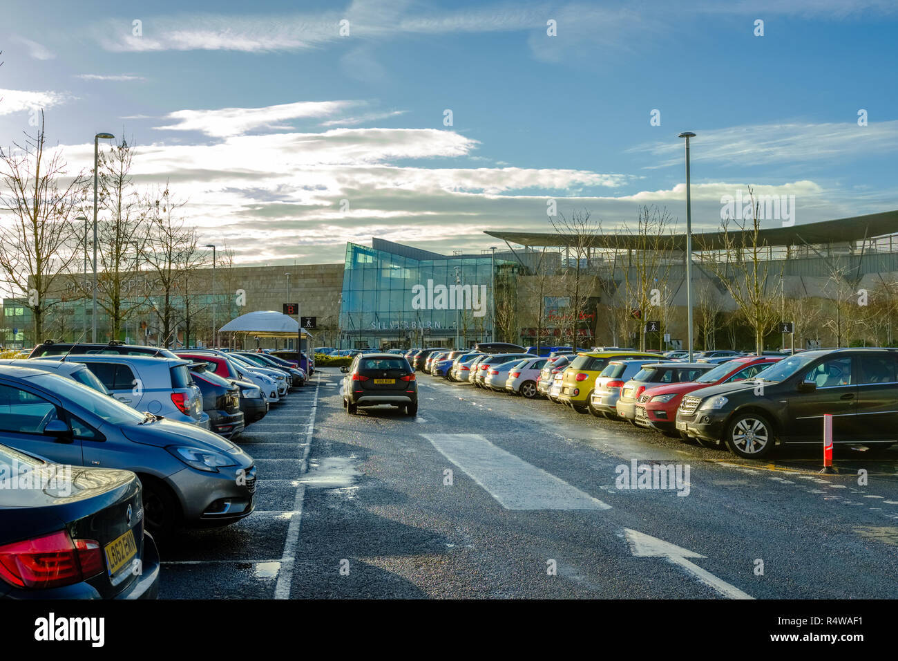 Silverburn, Glasgow, Scotland, UK - November 25, 2018: Silverburn ...