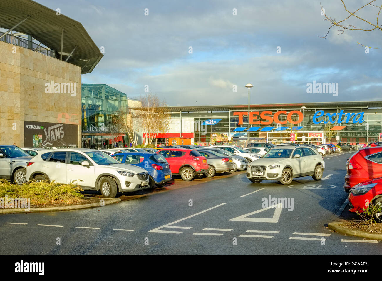 Silverburn, Glasgow, Scotland, UK - November 25, 2018: Silverburn ...
