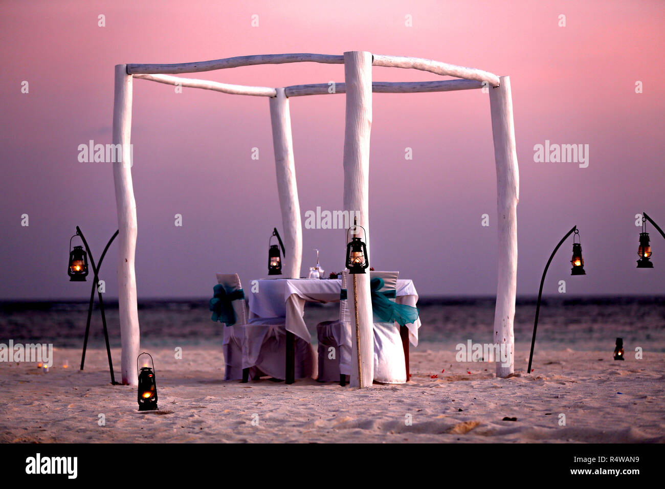 The maldives sea view Stock Photo - Alamy