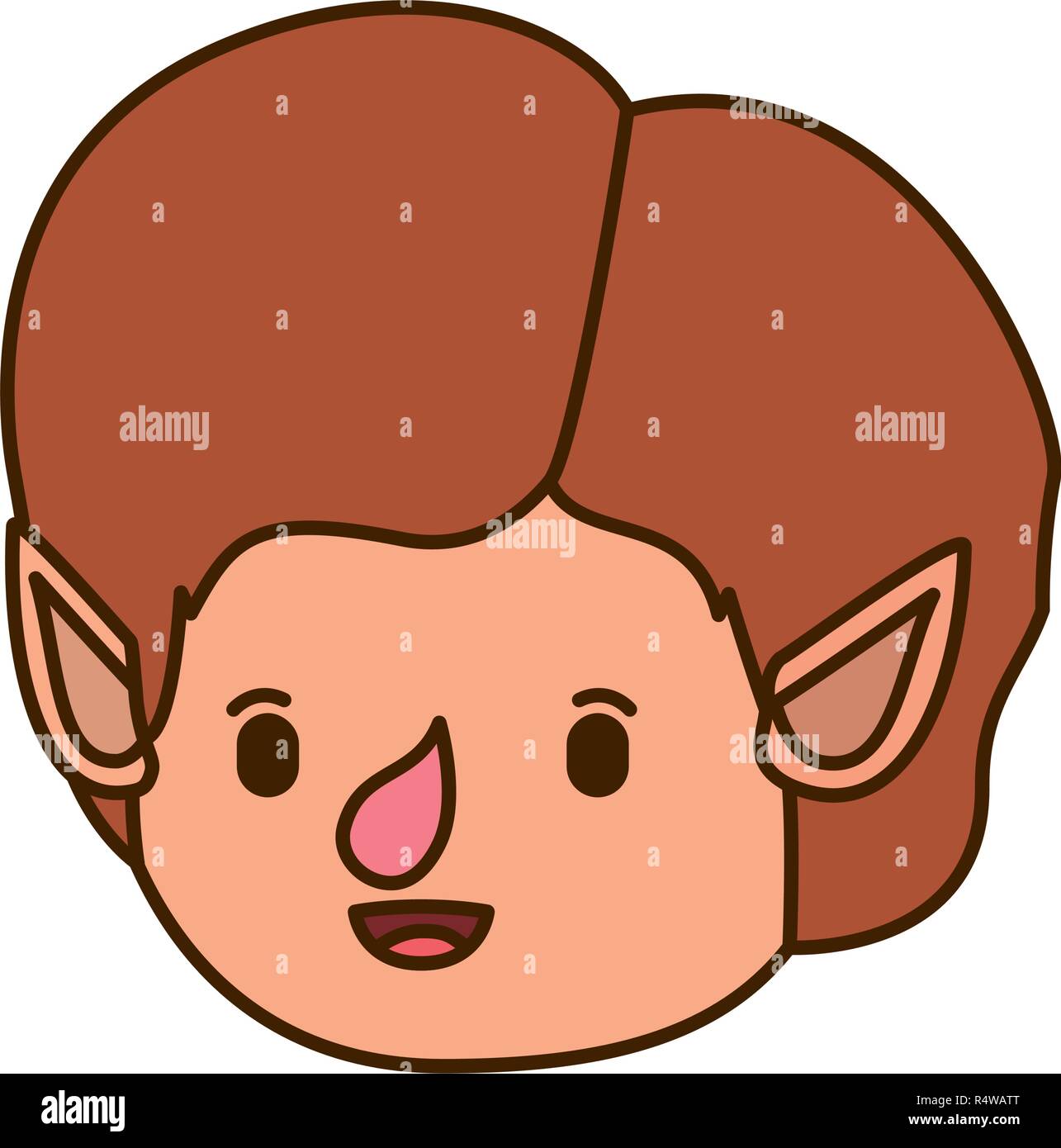elf head avatar character Stock Vector Image & Art - Alamy