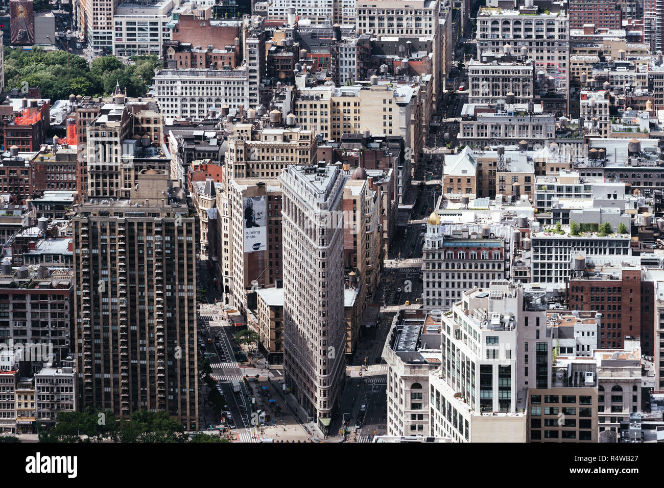 Flatiron building aerial hi-res stock photography and images - Alamy