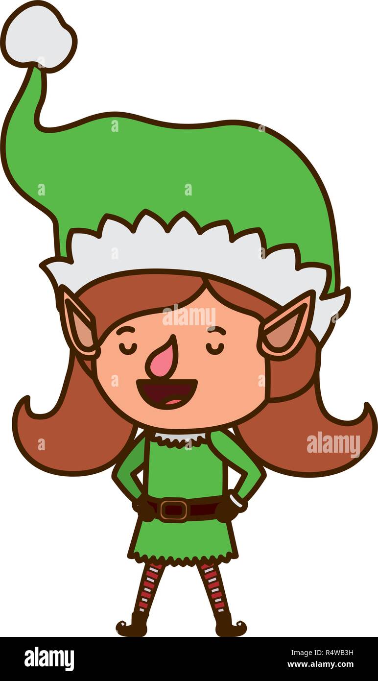 elf woman walking avatar character Stock Vector Image & Art - Alamy