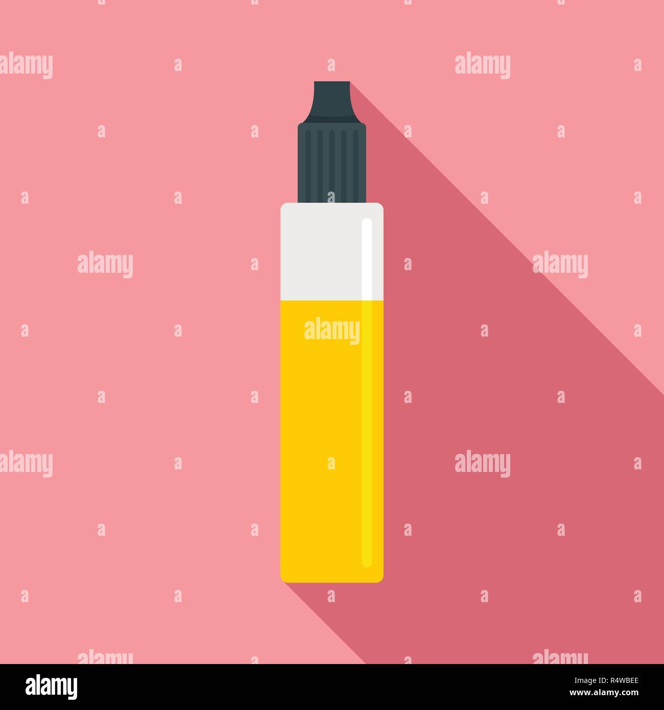 Nicotine liquid icon. Flat illustration of nicotine liquid vector icon ...