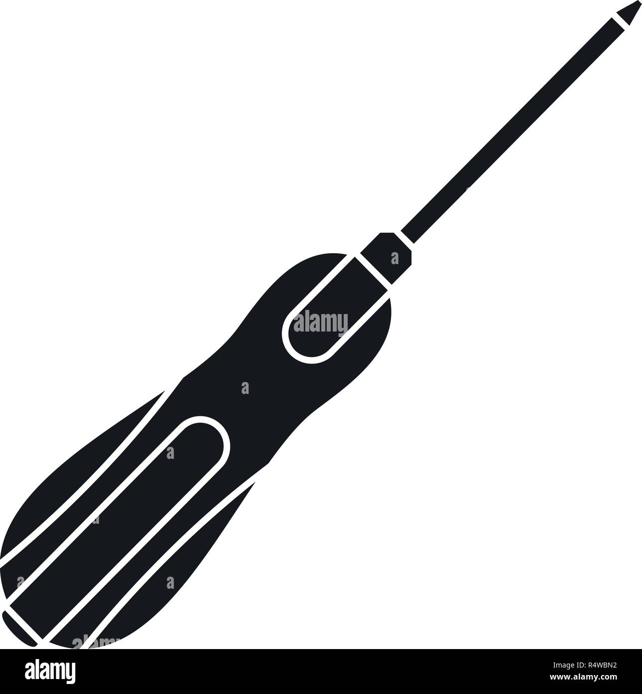 Screwdriver icon. Simple illustration of screwdriver vector icon for ...