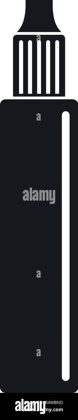 Nicotine liquid icon. Simple illustration of nicotine liquid vector ...