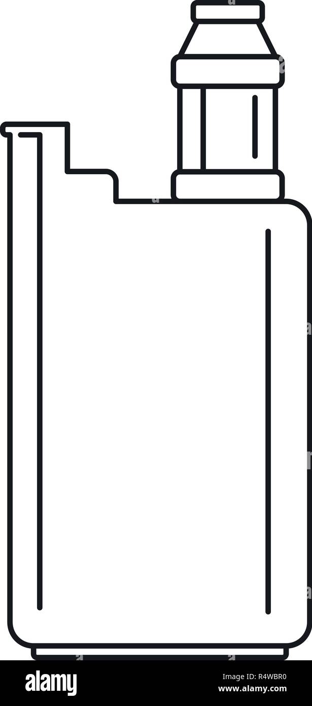 Vape box icon. Outline vape box vector icon for web design isolated on ...