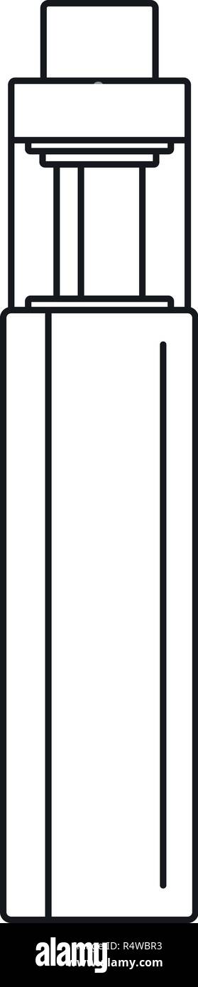 Vape pen icon. Outline vape pen vector icon for web design isolated on ...