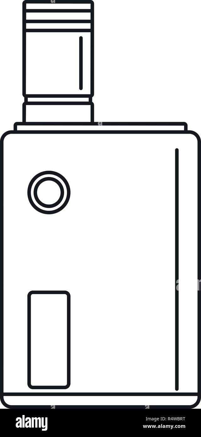Vaping box icon. Outline vaping box vector icon for web design isolated ...