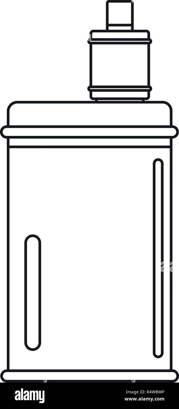 Vape mod icon. Outline vape mod vector icon for web design isolated on ...