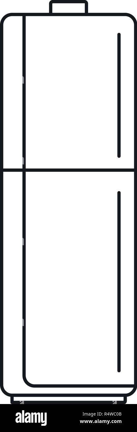 Vape box battery icon. Outline vape box battery vector icon for web ...