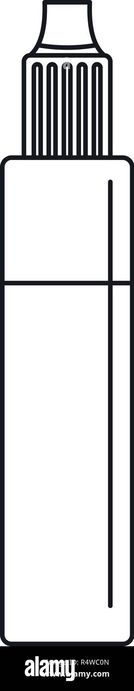 Nicotine liquid icon. Outline nicotine liquid vector icon for web ...