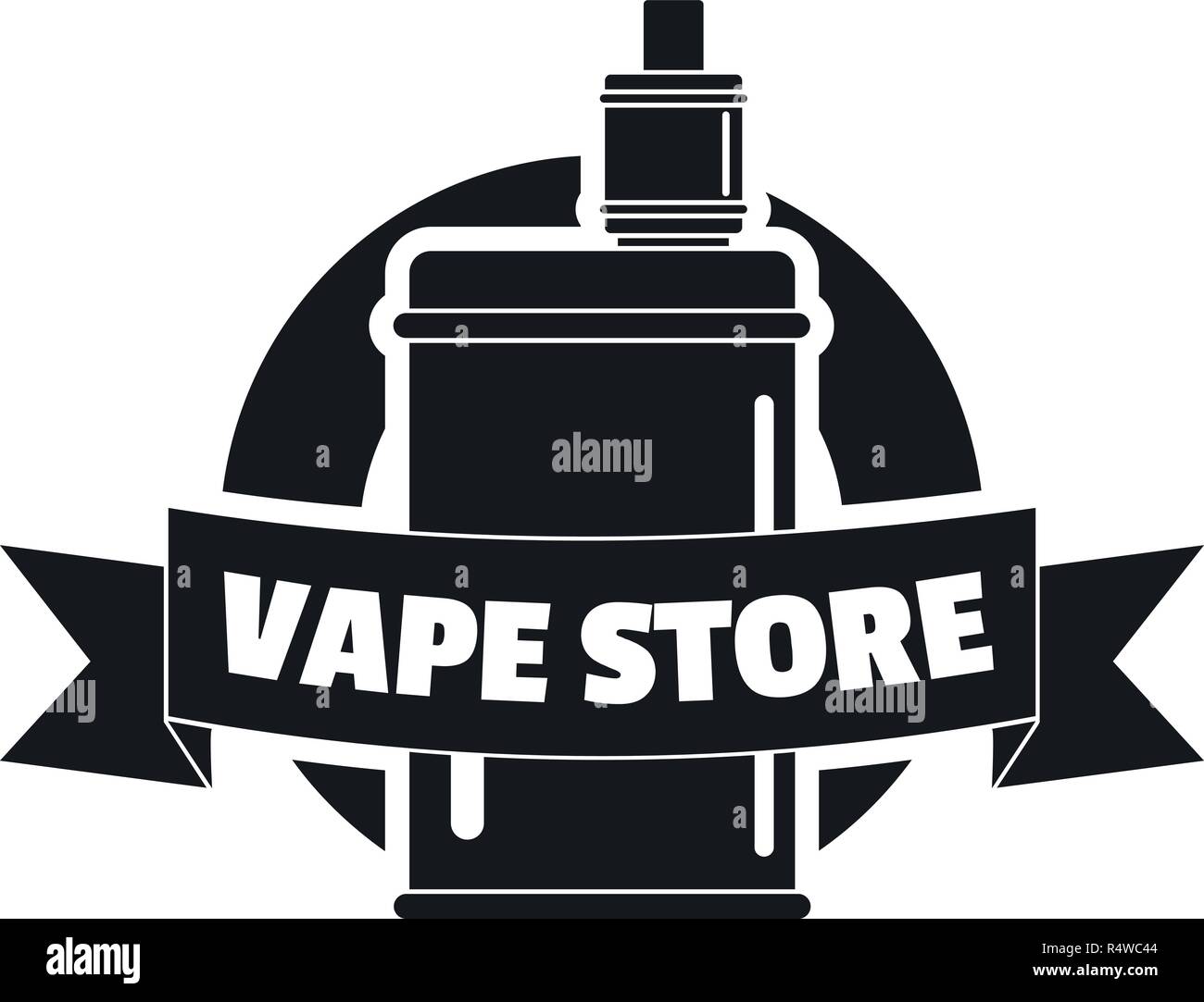Vape new store logo. Simple illustration of vape new store vector logo ...