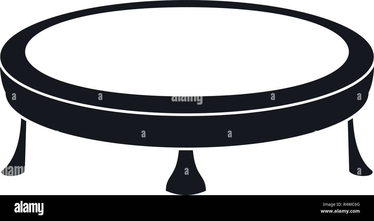 Trampoline icon. Simple illustration of trampoline vector icon for web ...