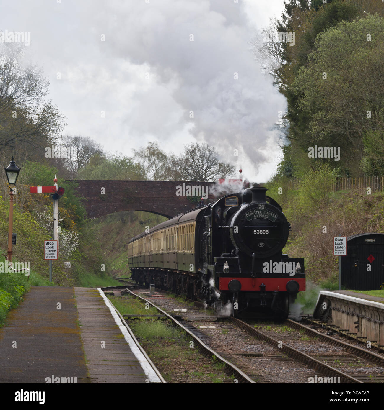 West somerset railway dunster castle hi-res stock photography and ...