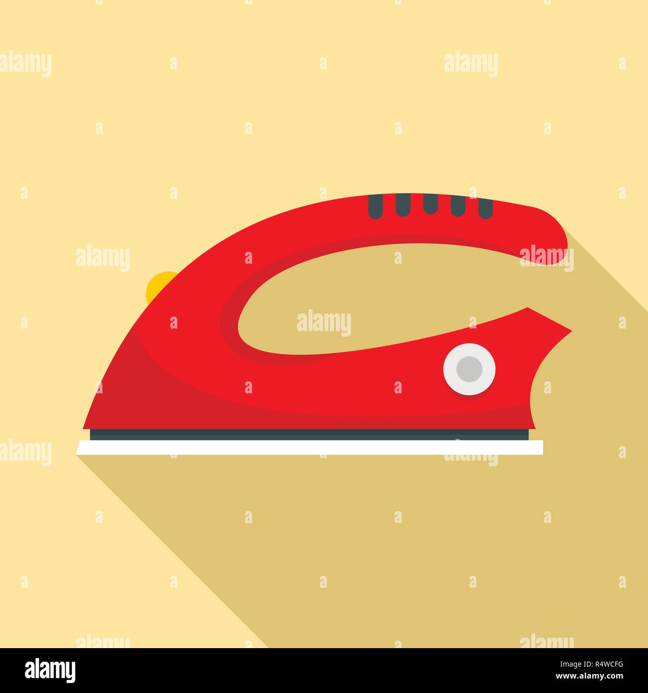 Modern iron icon. Flat illustration of modern iron vector icon for web ...