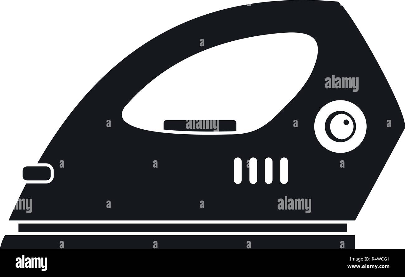 Electric iron icon. Simple illustration of electric iron vector icon ...