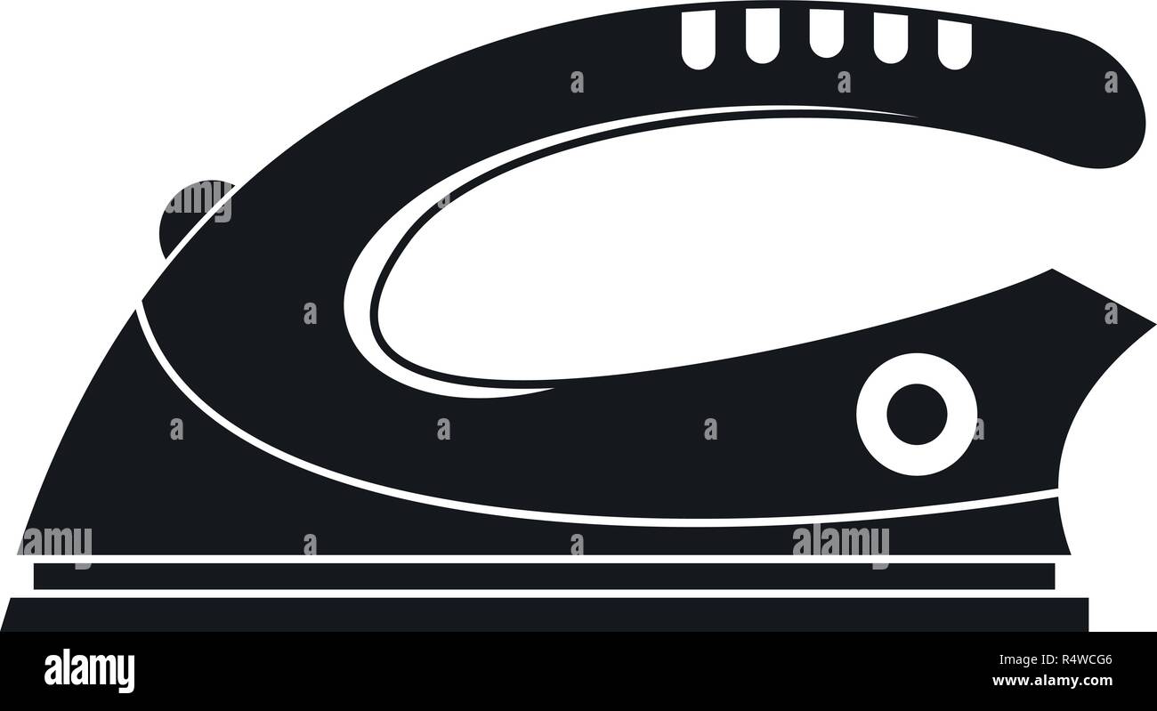 Modern iron icon. Simple illustration of modern iron vector icon for ...