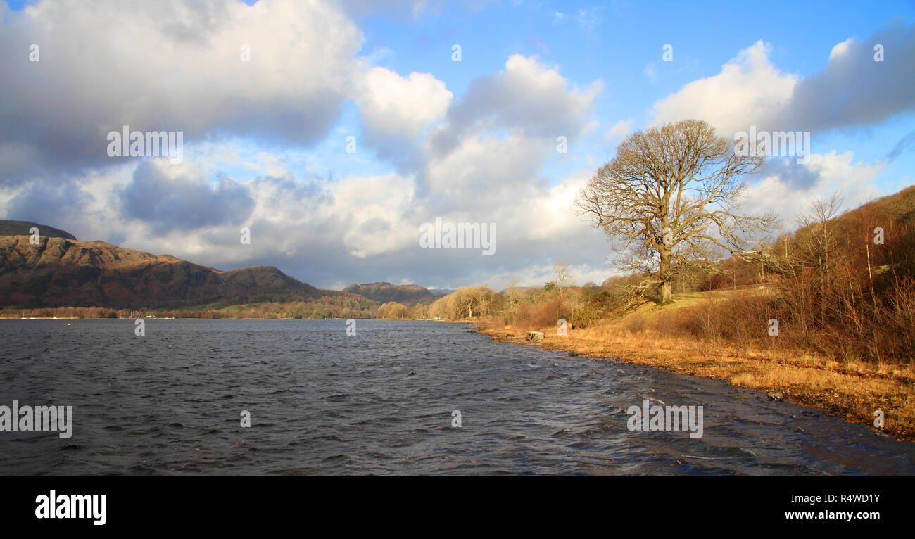 Coniston Water scenes in Lake District, England Stock Photo - Alamy