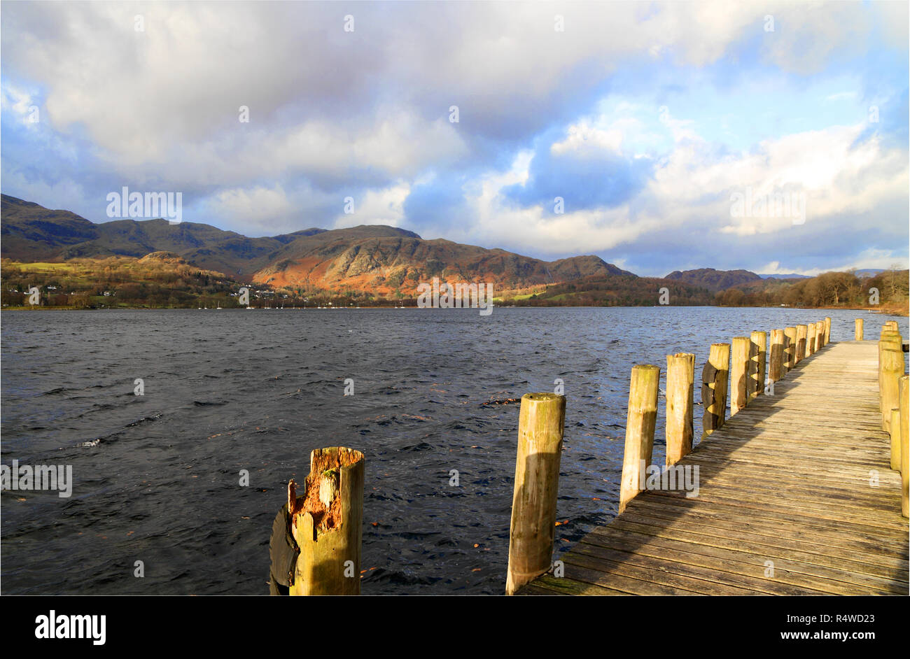 Coniston Water scenes in Lake District, England Stock Photo - Alamy