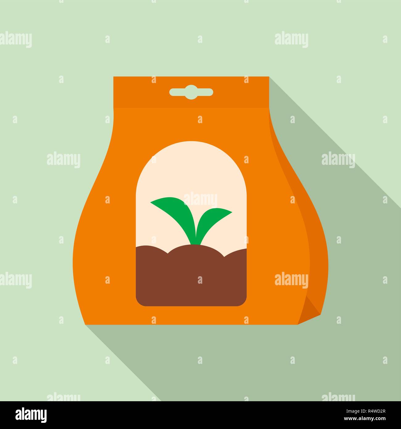 Plant seeds icon. Flat illustration of plant seeds vector icon for web ...
