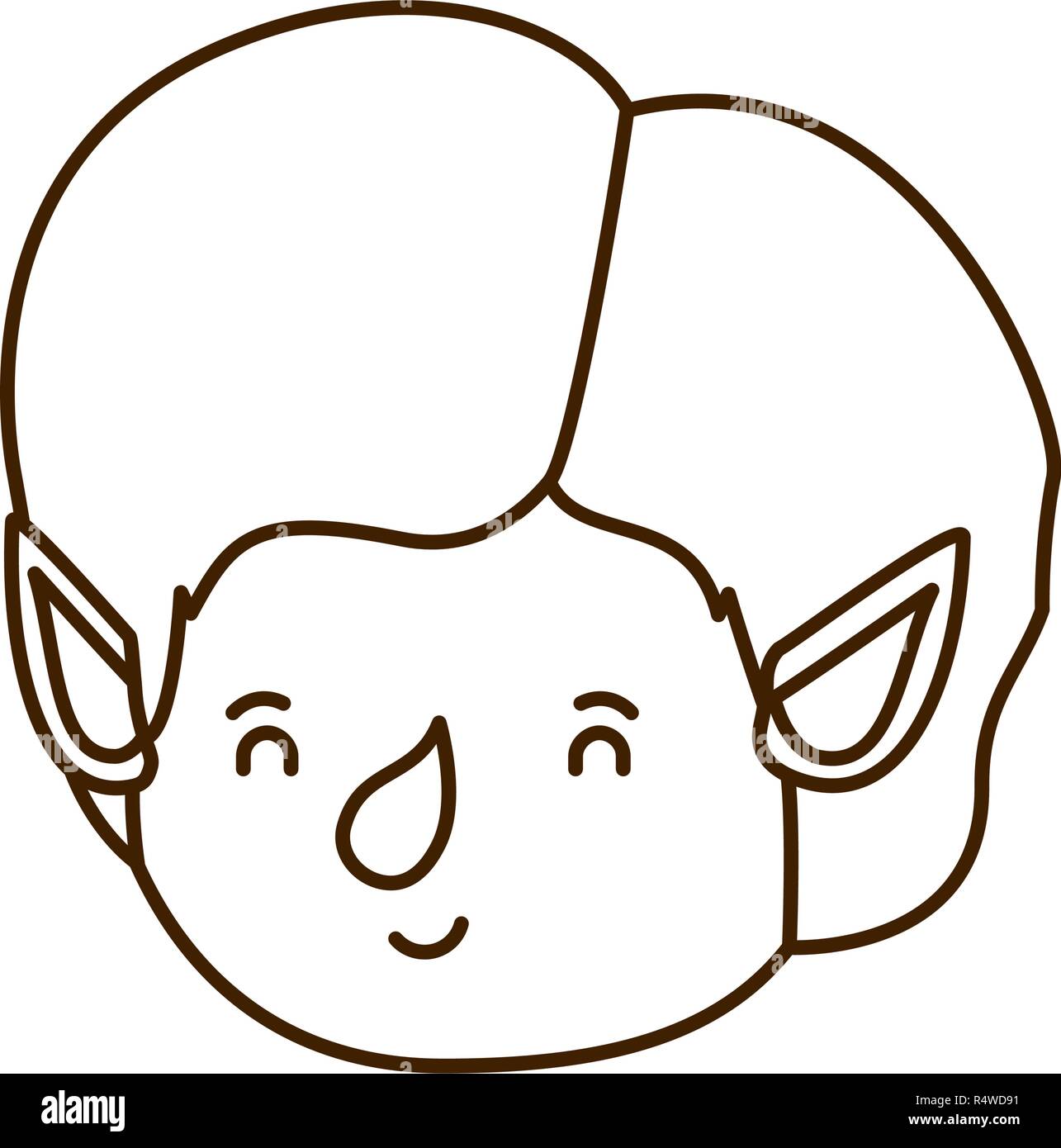 Elf head Stock Vector Images - Alamy