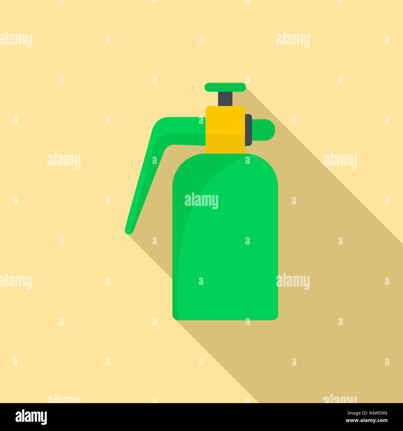Garden spray bottle icon. Flat illustration of garden spray bottle ...