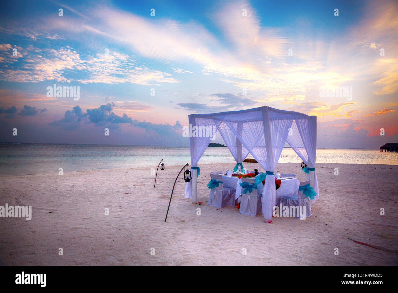 The maldives sea view Stock Photo - Alamy