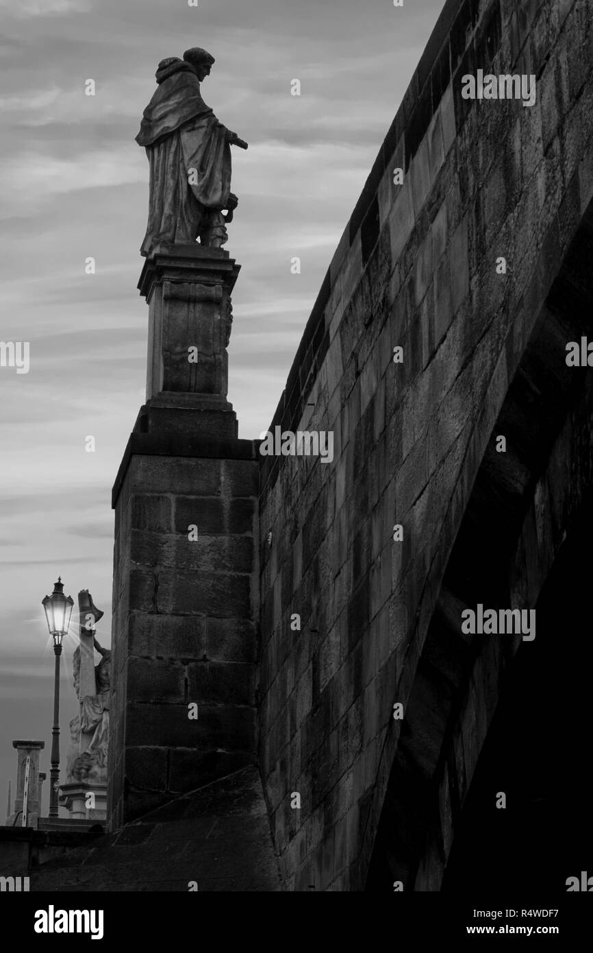 Statue street light in Black and White Stock Photos & Images - Alamy