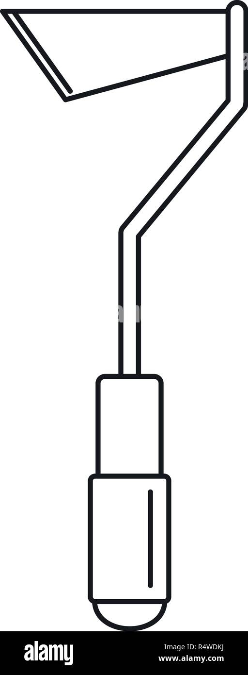 Garden dig tool icon. Outline garden dig tool vector icon for web ...