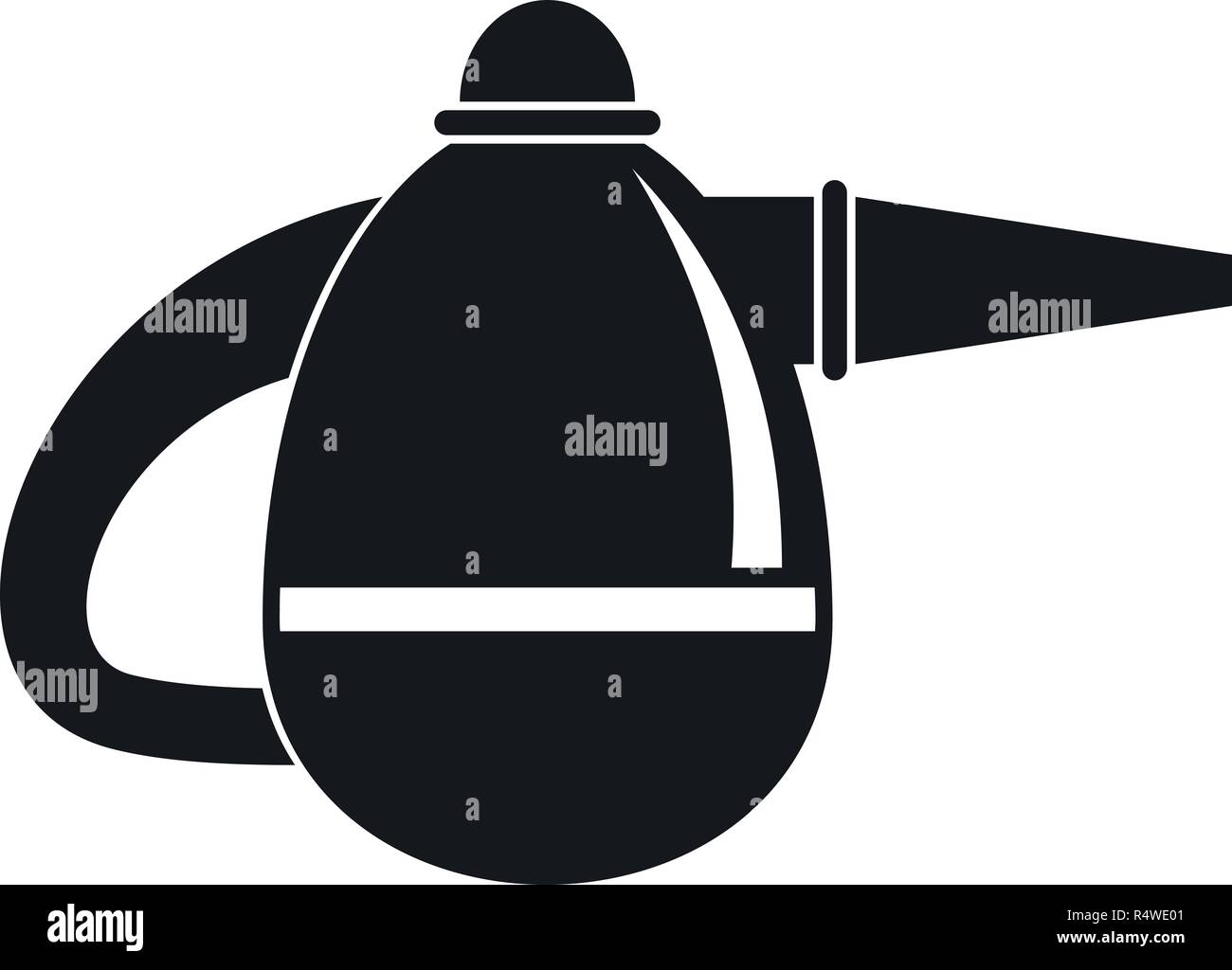 Small hand vacuum cleaner icon. Simple illustration of small hand ...