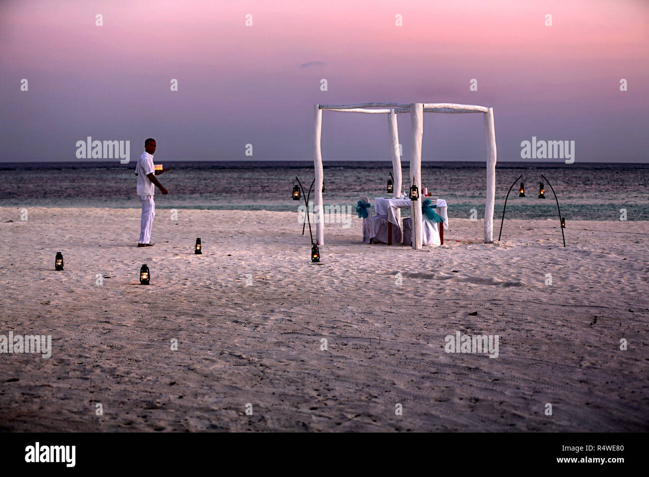 The maldives sea view Stock Photo - Alamy