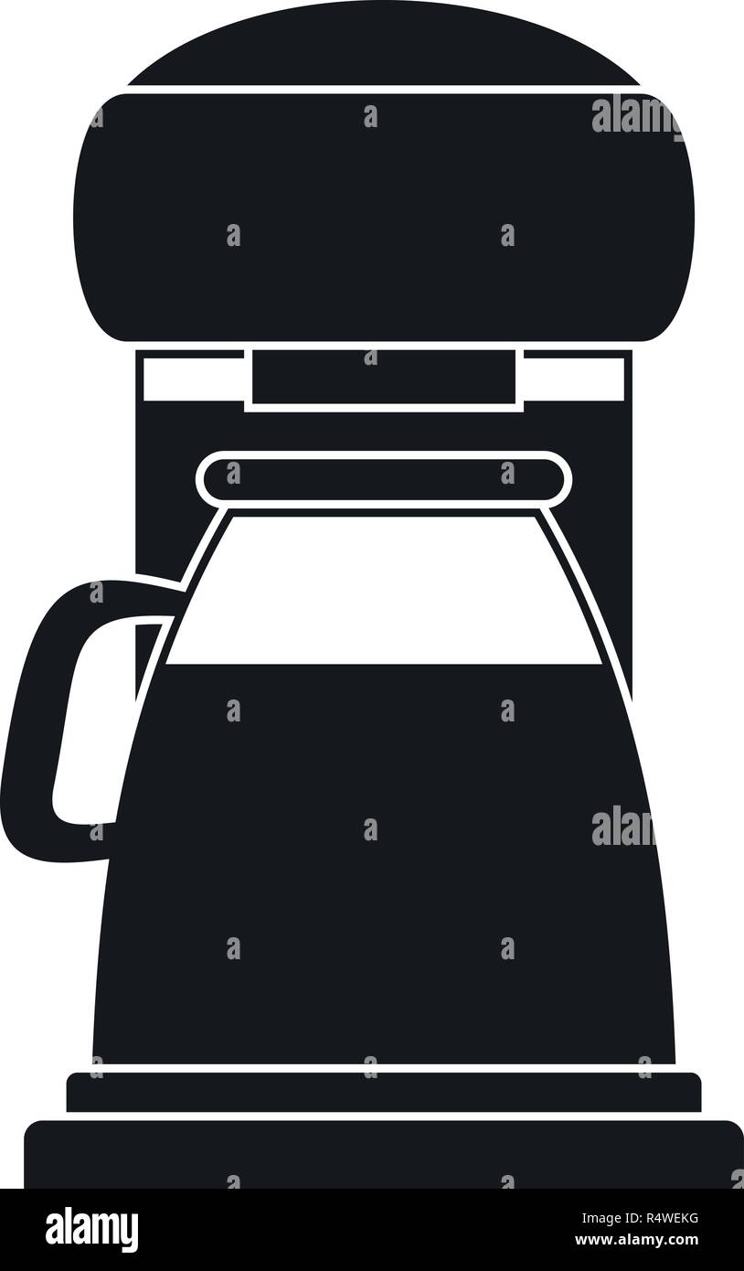 Classic coffee machine icon. Simple illustration of classic coffee ...