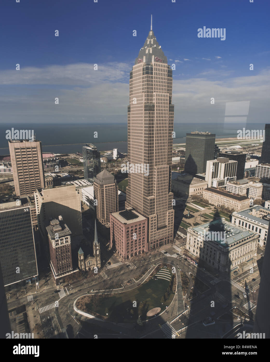 Cleveland from Terminal Tower Stock Photo - Alamy