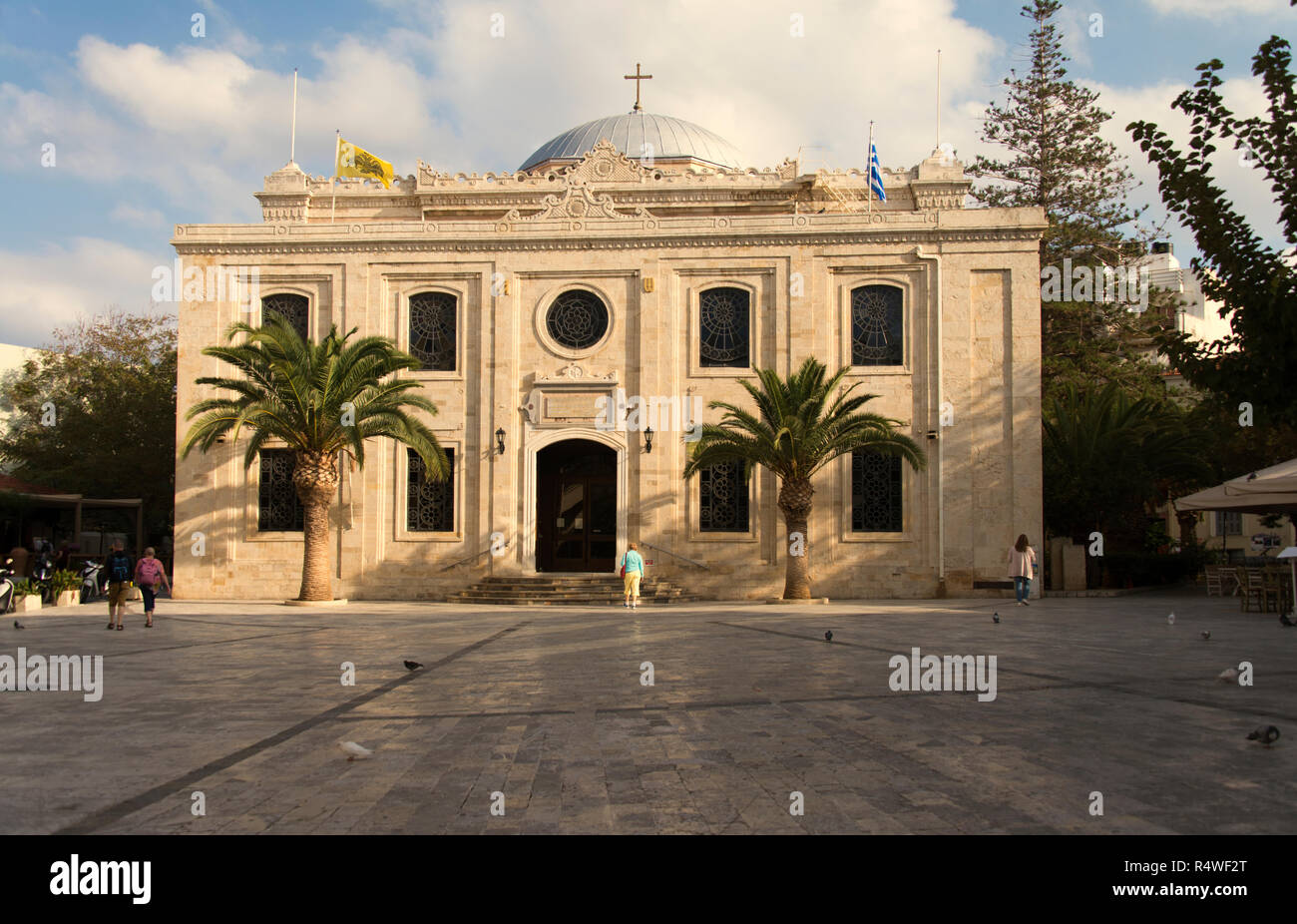 Greek Orthodox Church in Hania Stock Photo - Alamy