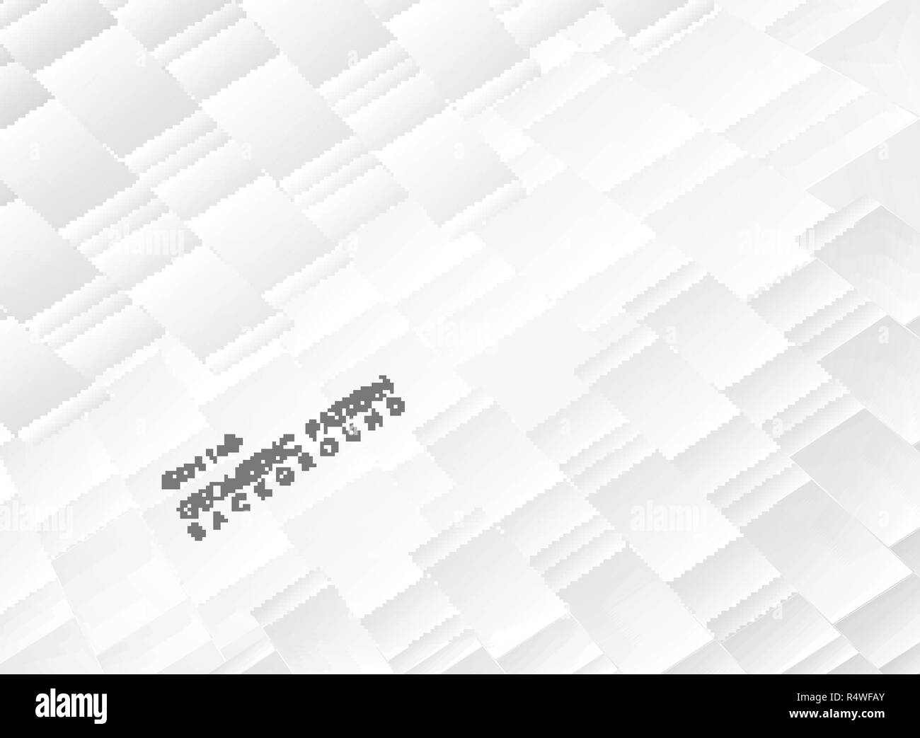 Abstract of trendy slant gradient gray diamond square geometric pattern ...