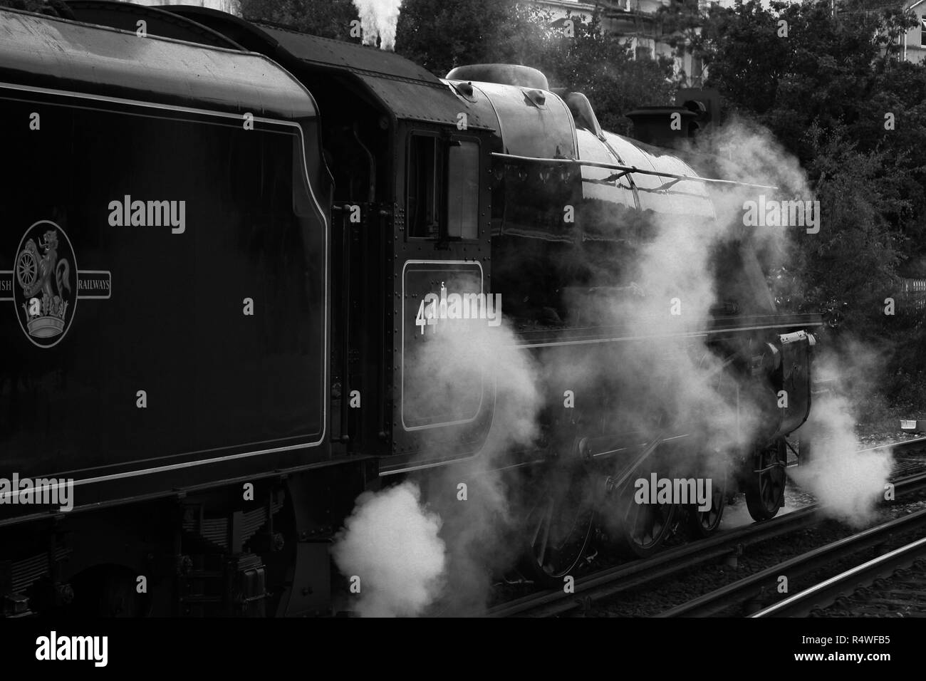Black 5 steam engines hi-res stock photography and images - Alamy