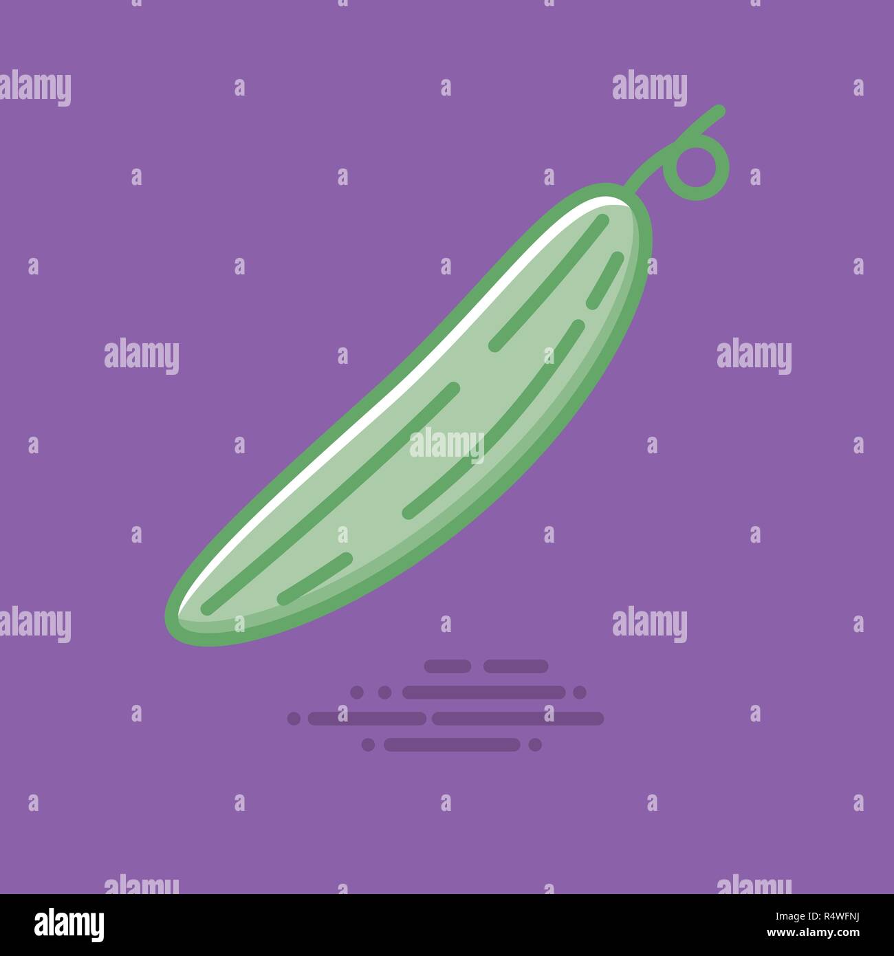 Cucumber filled line icon. Healthy vegetable vector symbol Stock Vector ...