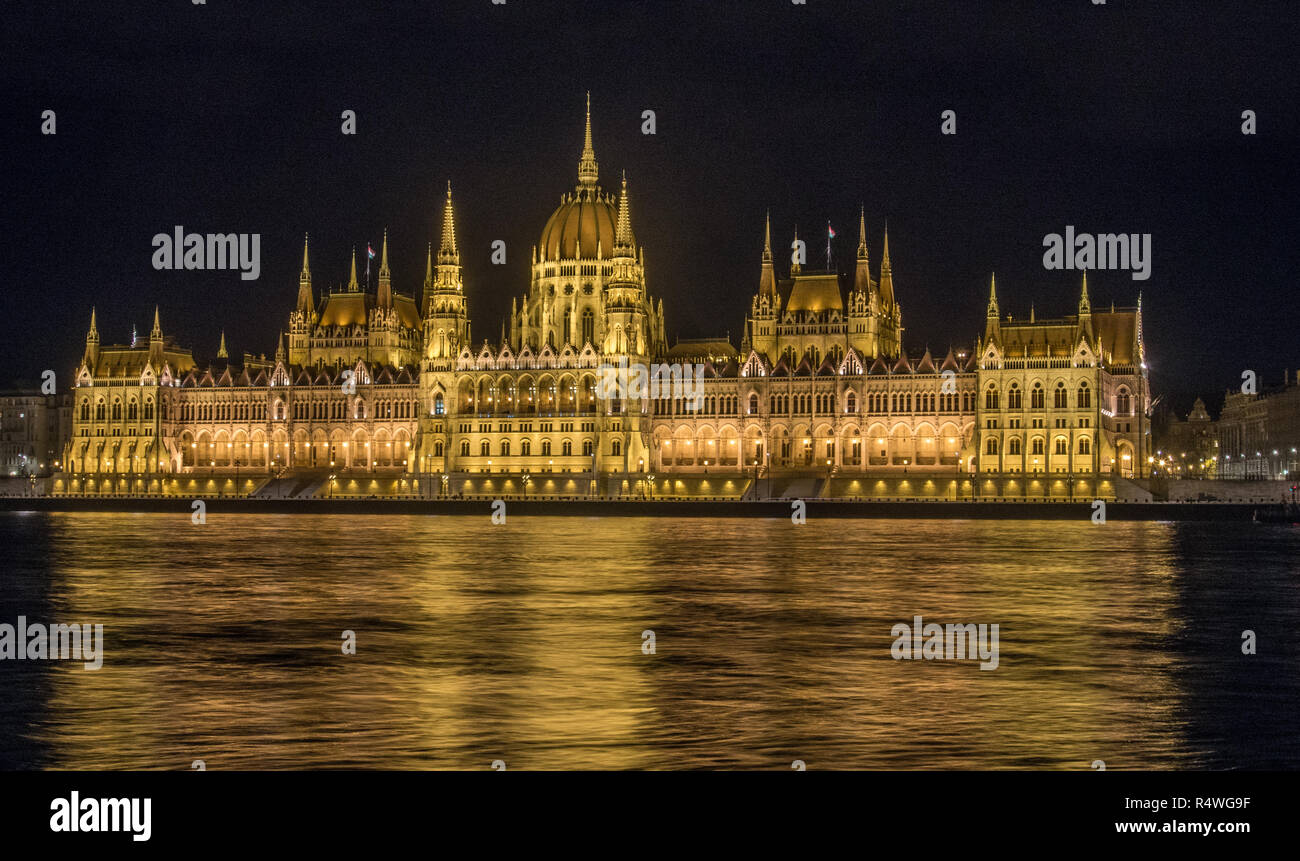 Budapest, Hungary - April 15, 2015: Hungarian Parliament Building at ...