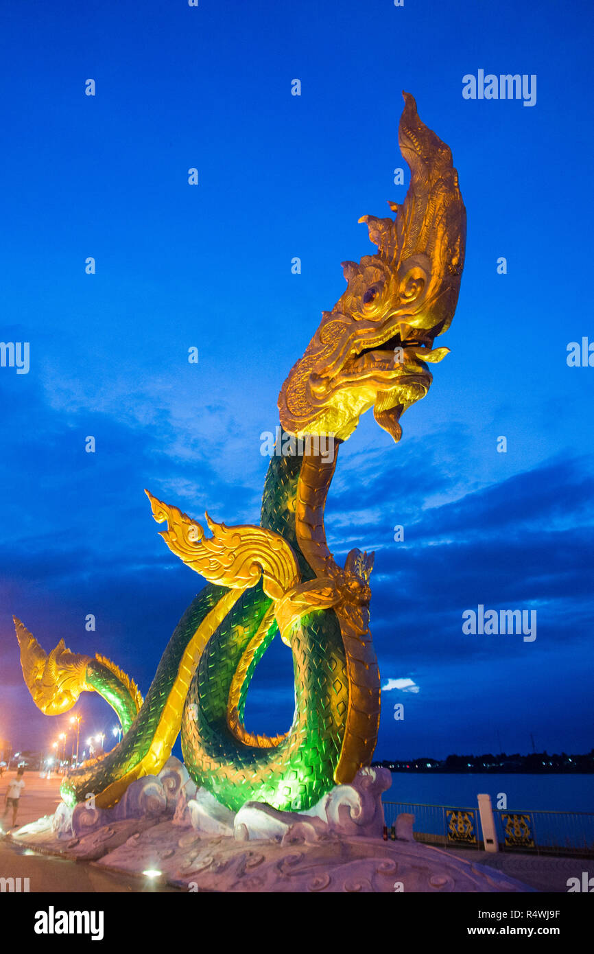 Naga statue nong khai hi-res stock photography and images - Alamy